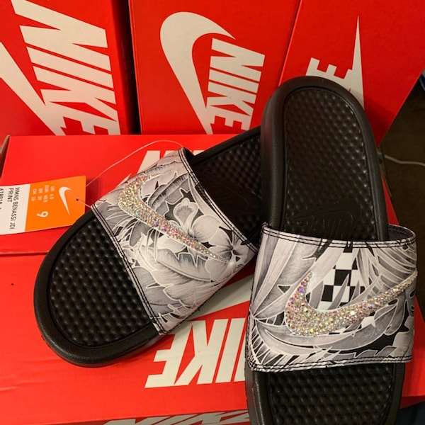 Nike Slides Custom - Etsy