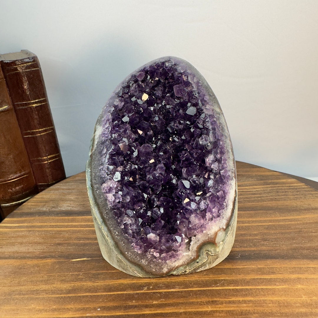 1397 Natural Amethyst Cluster Mountain-shape | Cathedral Amethyst Druzy ...