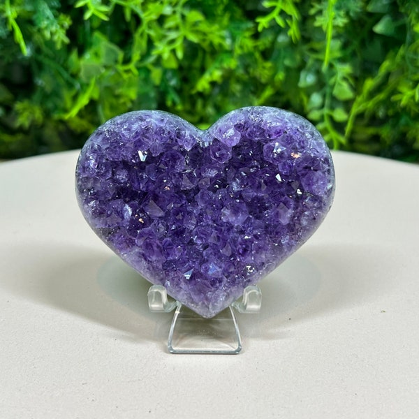 Amethyst Heart - Etsy