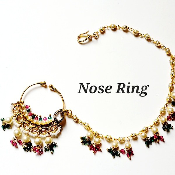 Pakistani Bridal Nose Ring - Etsy