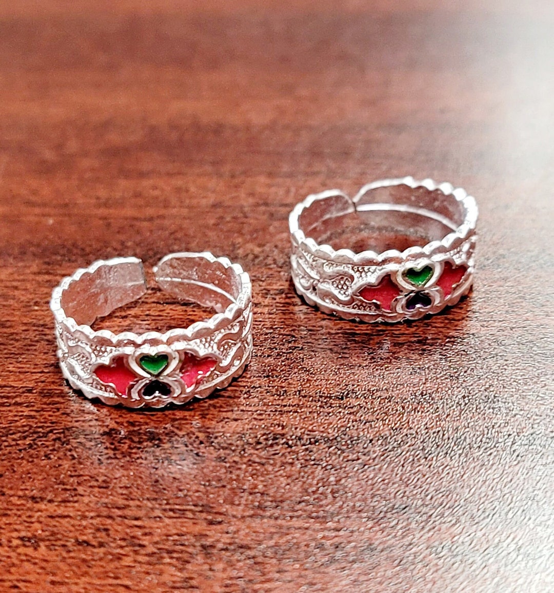 Antique Toe Rings, Indian Jewelry, Adjustable Toe Ring, Boho Style ...