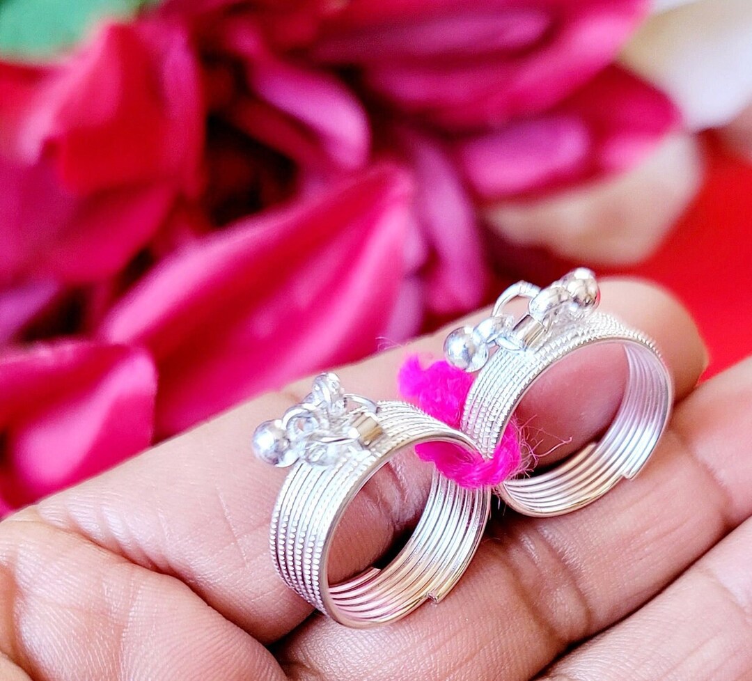 Antique Toe Rings, Indian Jewelry, Adjustable Toe Ring, Boho Style ...
