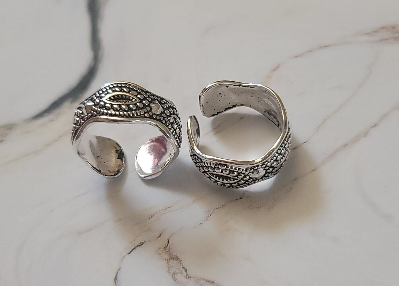 Antique Toe Rings, Indian Jewelry, Adjustable Toe Ring, Boho Style ...