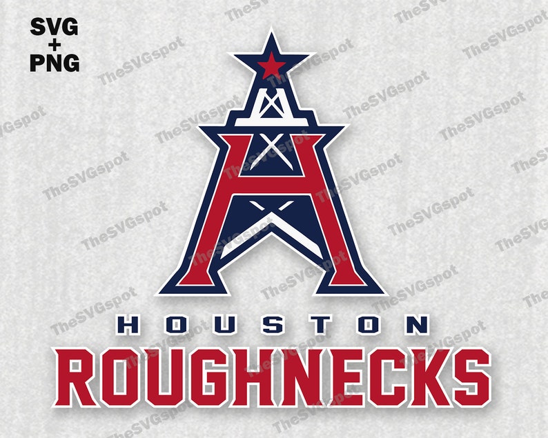 Houston Roughnecks SVG. XFL Football Team Logo and Cut File - Etsy