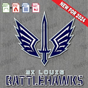 St. Louis Battlehawks SVG for Cricut & Silhouette. 2024 XFL Team Logo ...