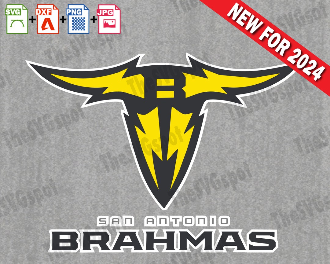 San Antonio Brahmas SVG for Cricut & Silhouette. XFL Team Logo Pre ...