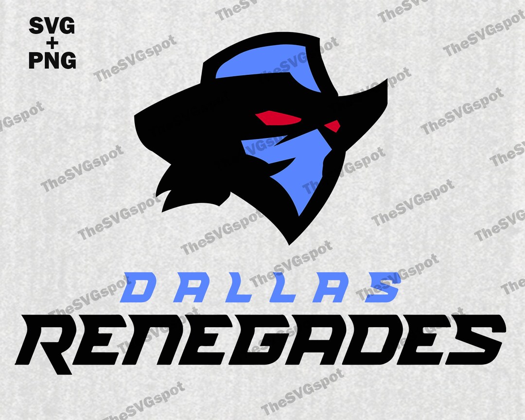 Dallas Renegades SVG. XFL Football Team Logo and Cut File for Cricut ...