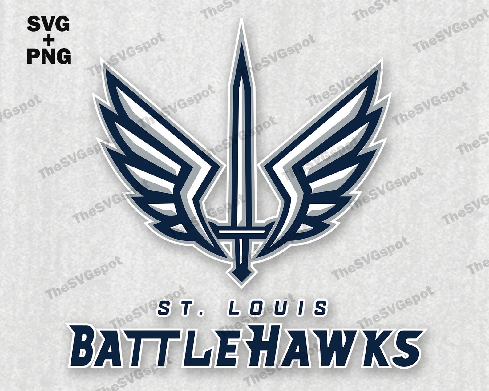 St Louis Battlehawks SVG. XFL Football Team Logo and Cut File for ...