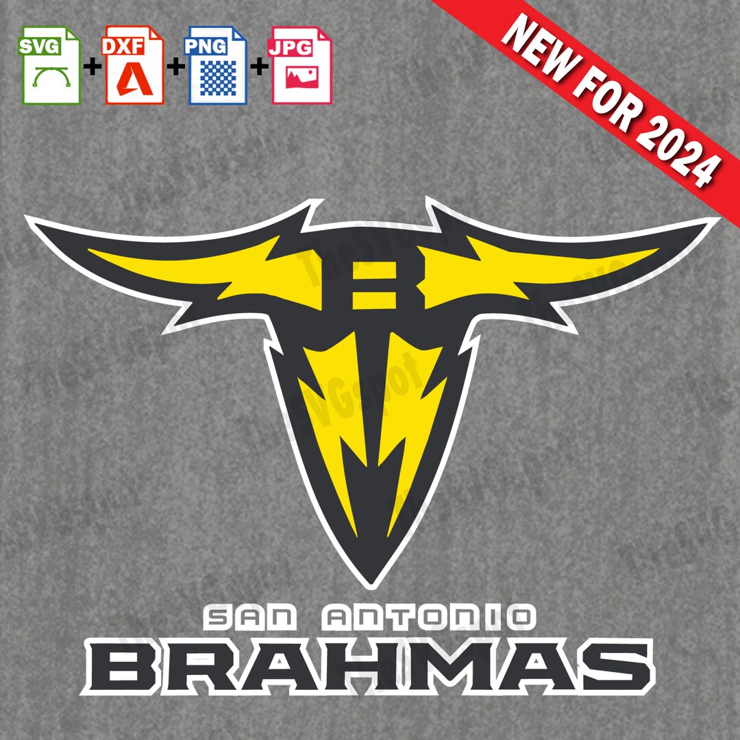 San Antonio Brahmas SVG for Cricut & Silhouette. XFL Team Logo Pre ...