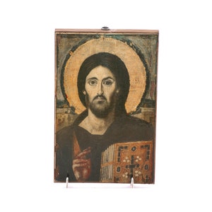 Jesus Christ icon Sinai Handmade Greek Orthodox icon of our | Etsy