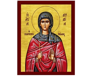 Saint Lydia of Thyatira Greek Orthodox Russian Mount Athos - Etsy