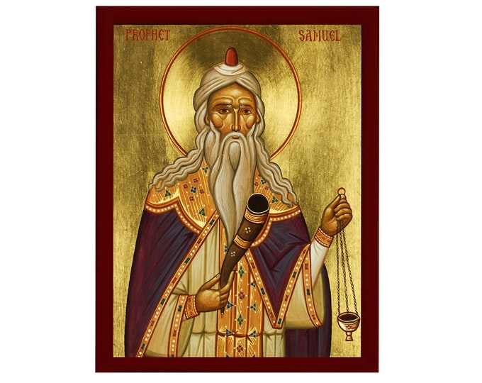 Prophet Samuel Icon Pr Samuel Icon Orthodox Icon Hand Painted Icon ...