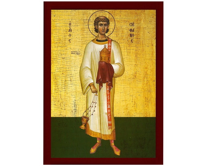 Saint Stephen Protomartyr Aromatic Christian Wall Icon Plaque Made With ...