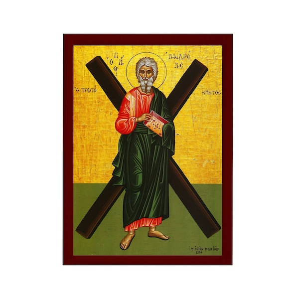 St Andrew Icon - Etsy