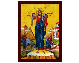 The Good Samaritan Icon - Etsy