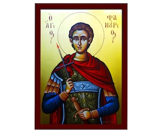 St Phanourios Icon - Etsy