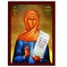 Saint Emmelia Icon, Handmade Greek Orthodox Icon of St Emmelia of ...