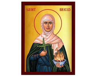 St Brigid Wall Art - Etsy