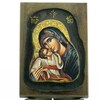 Custom Iconostasis Diptych Jesus Christ Life Giver & Virgin Mary Icon ...
