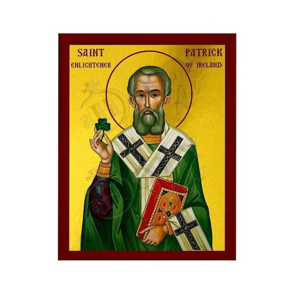 Saint Patrick Icon - Etsy