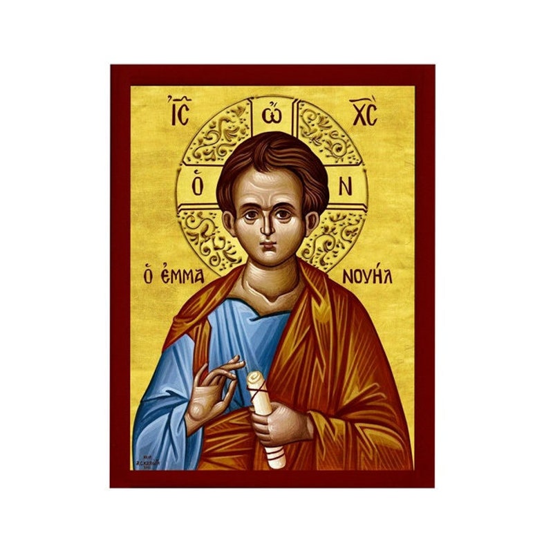 Jesus emanuel icon - Etsy.de