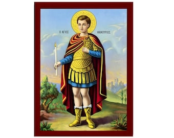 St Phanourios Icon - Etsy