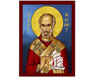 Icon of the Saint Nicholas PRINTABLE DIGITAL DOWNLOAD. - Etsy