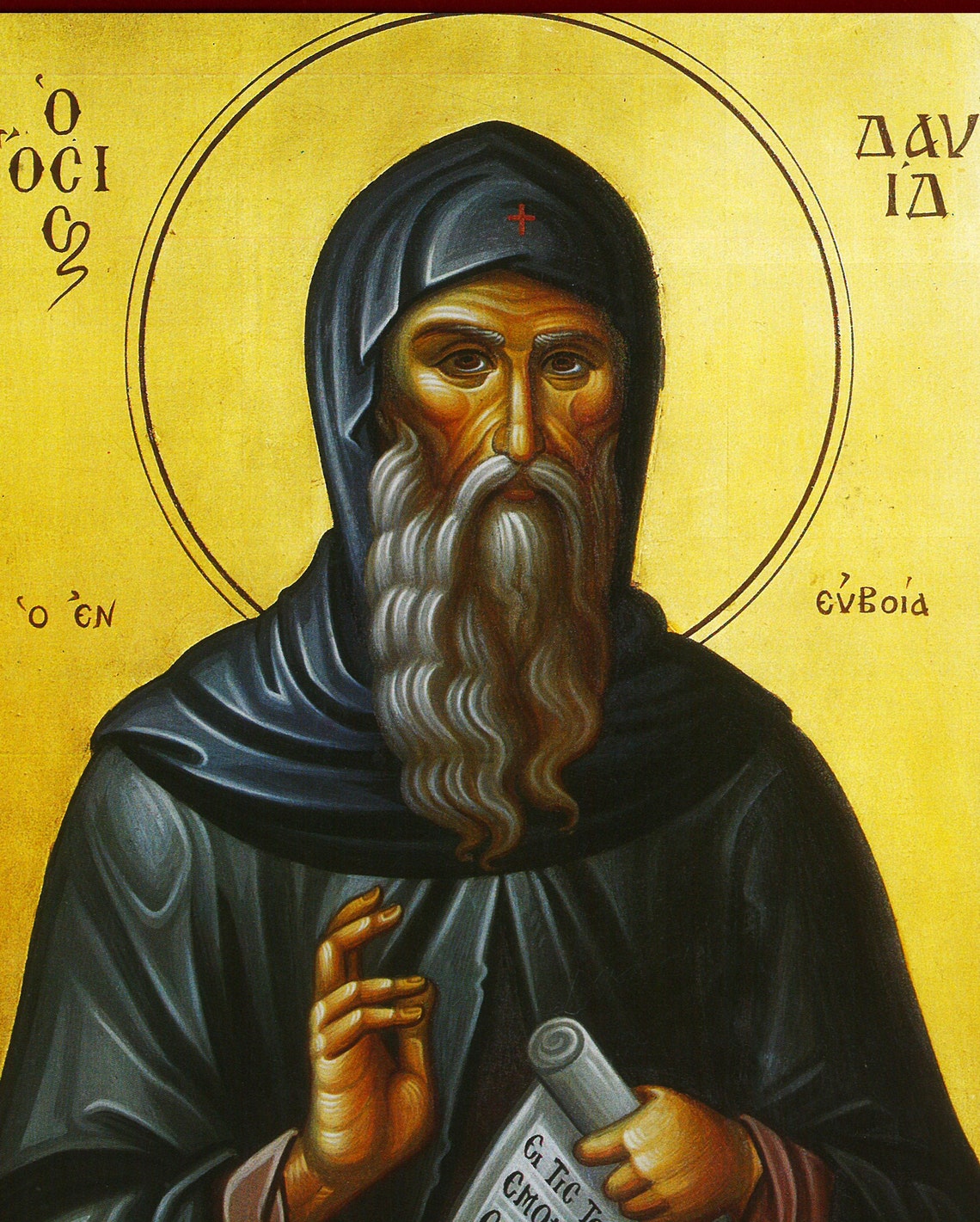 Saint David Icon Handmade Greek Orthodox Icon St David of | Etsy