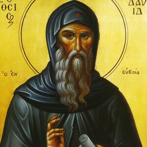 Saint David Icon Handmade Greek Orthodox Icon St David of - Etsy