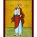 Saint Agatha Icon Handmade Greek Catholic Orthodox Icon of St - Etsy