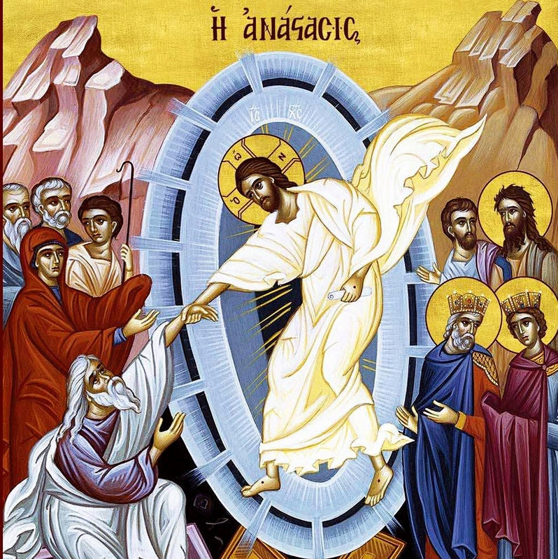 Resurrection Of Jesus Icon