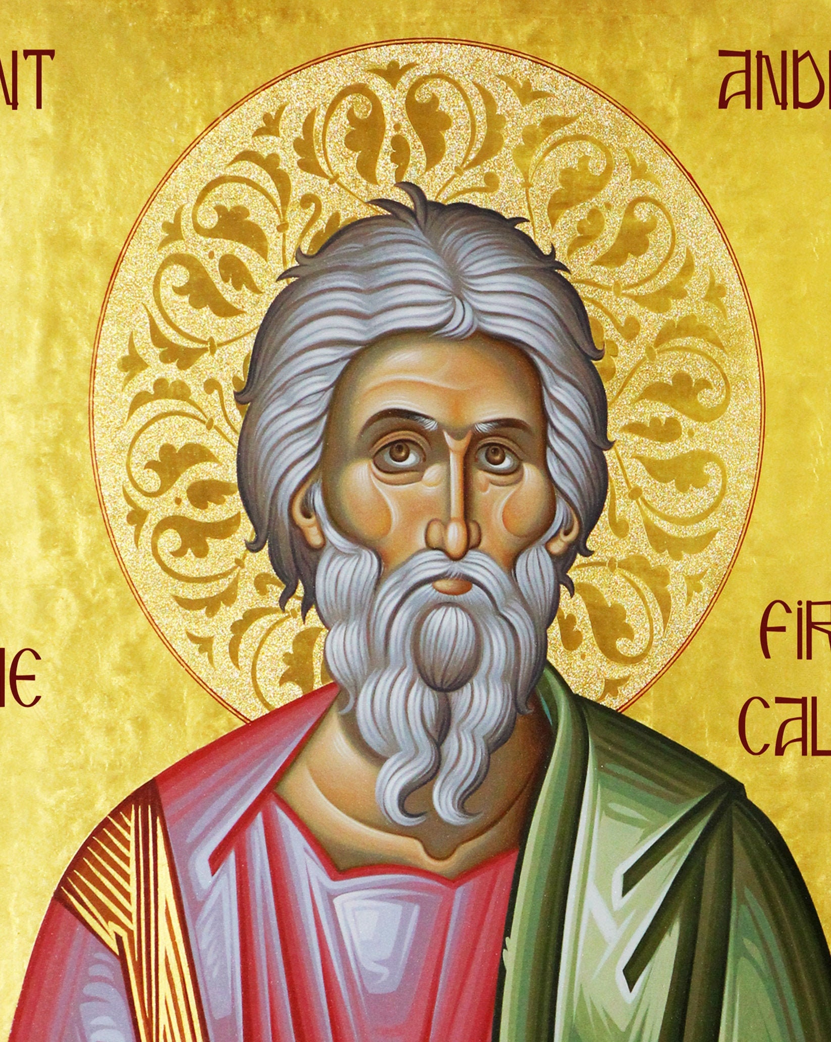 Saint Andrew Icon the Apostle Handmade Greek Orthodox Icon of | Etsy