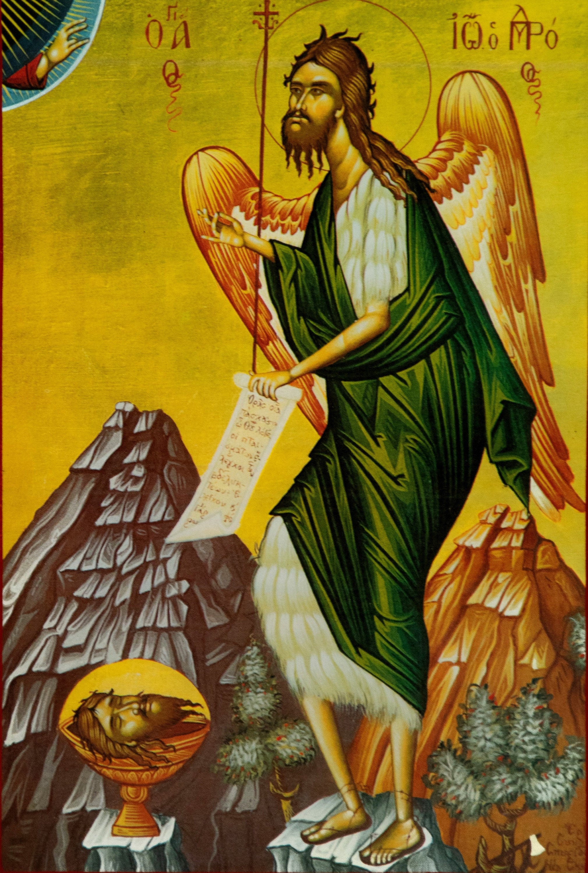 Saint John Icon Handmade Greek Orthodox Icon of St John | Etsy