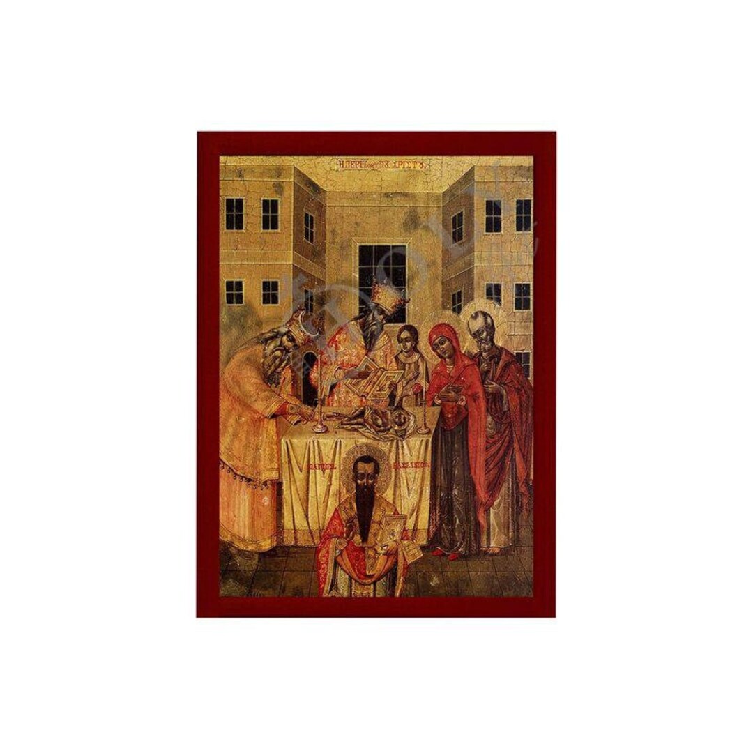 The Circumcision of Jesus Christ Icon, Handmade Greek Orthodox Icon of ...