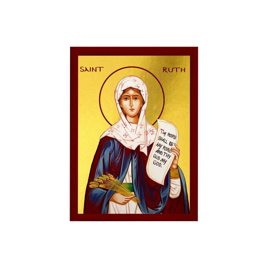Saint Ruth Icon Handmade Greek Orthodox Icon of St Ruth the - Etsy