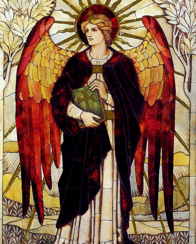 Archangel Uriel Icon, Handmade Greek Orthodox Icon of St Uriel ...