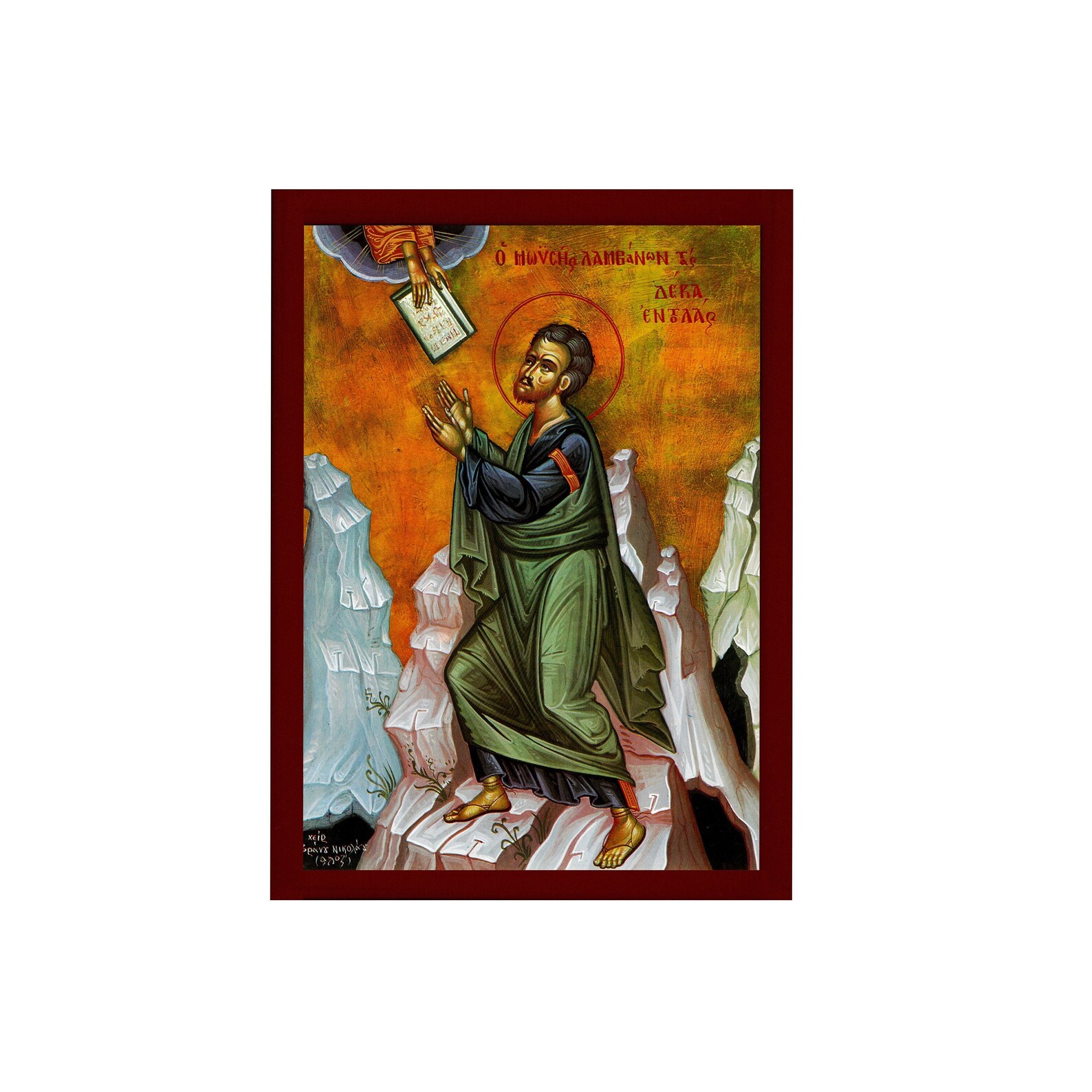 Saint Moses Icon Handmade Greek Orthodox Icon Prophet Moses - Etsy