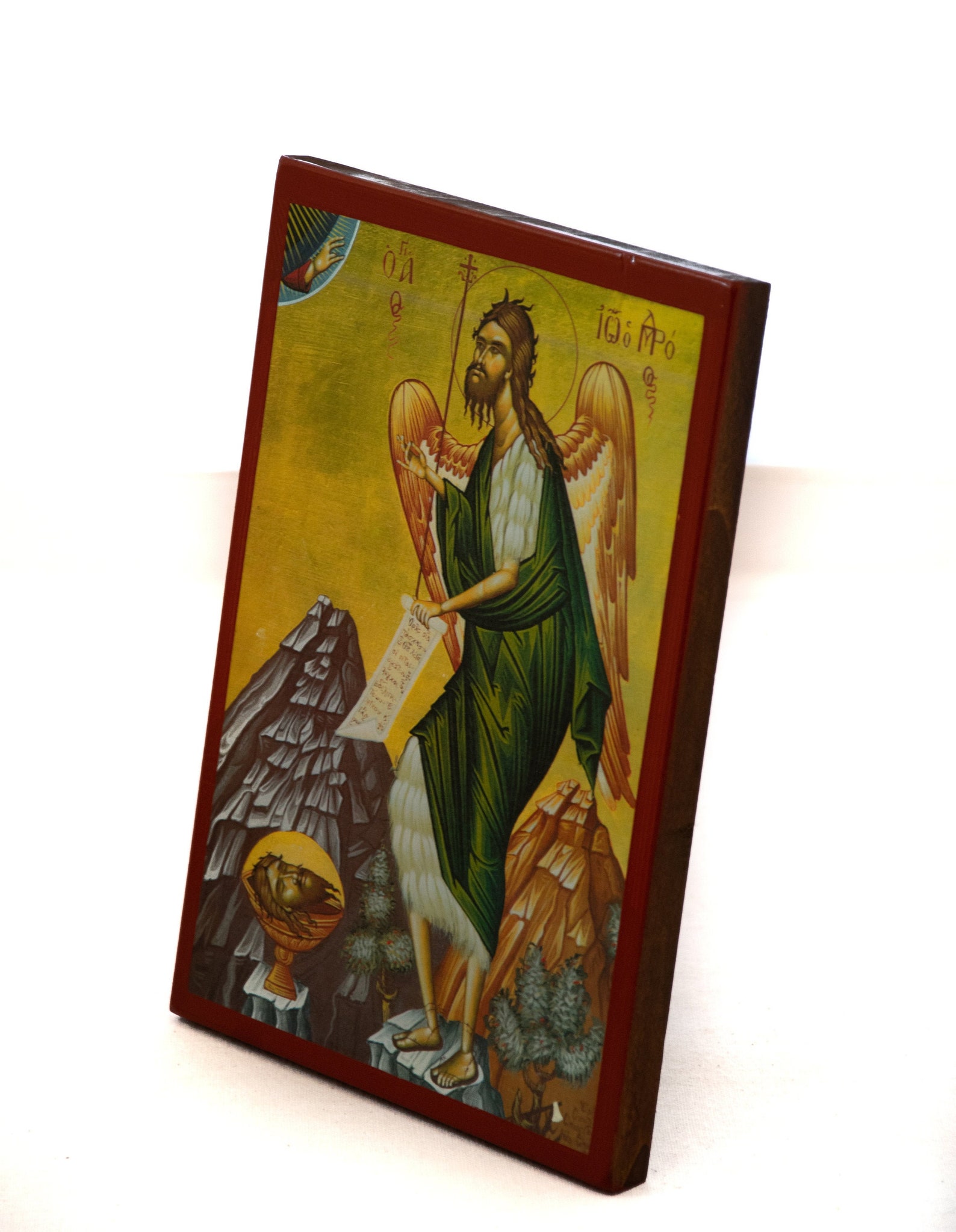 Saint John Icon Handmade Greek Orthodox Icon of St John | Etsy