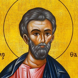 Saint Jude Icon the Apostle, Handmade Greek Orthodox Icon of St Jude of ...