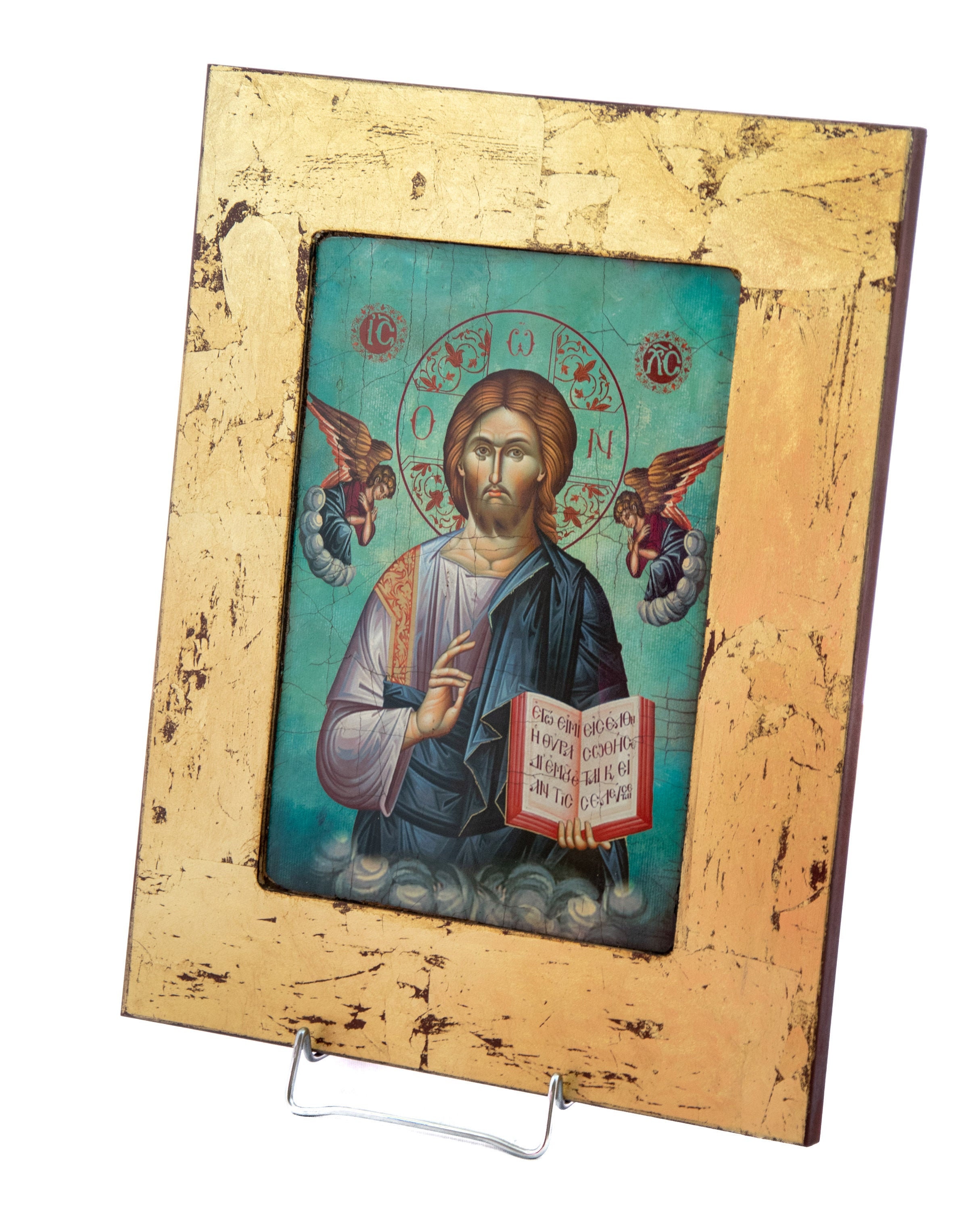 Jesus Christ Icon Handmade Greek Orthodox Icon of Lord | Etsy