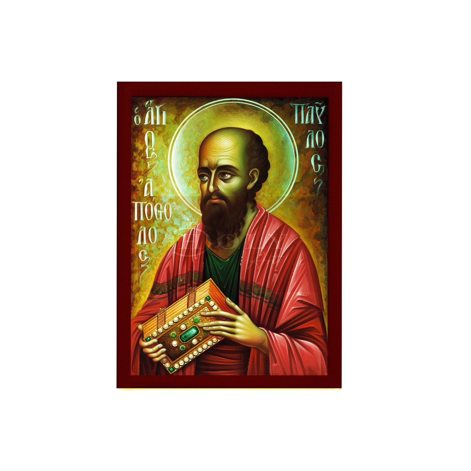 Apostle Paul Icon Handmade Greek Orthodox Icon of St Paul the - Etsy