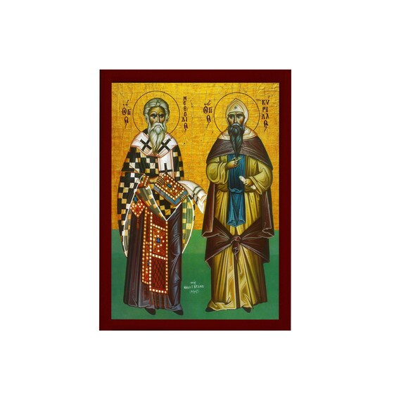 Wall Décor Wall Hangings hand made Greek Orthodox Byzantine icon. Saint ...