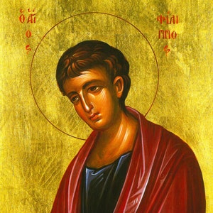 Saint Philip Icon the Apostle, Handmade Greek Orthodox Icon Apostle ...