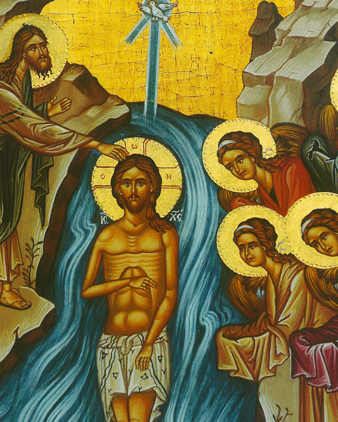 Die Taufe Jesu Christi Ikone Jesus Christus getauft - Etsy.de