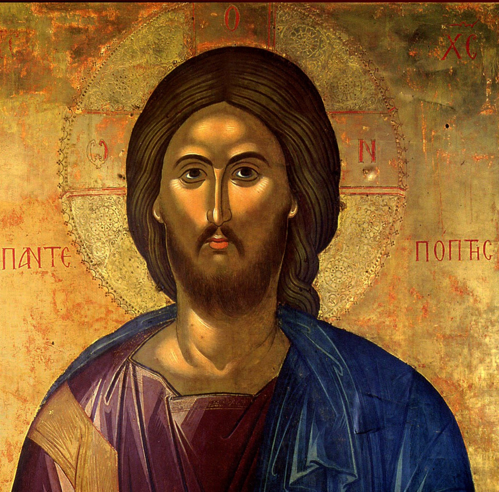 Jesus Christ Icon Handmade Greek Orthodox Icon of Our Lord | Etsy