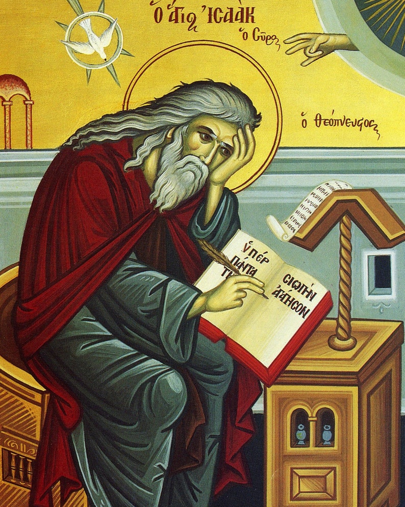 Saint Isaac Icon Handmade Greek Orthodox Icon of St Isaac of - Etsy