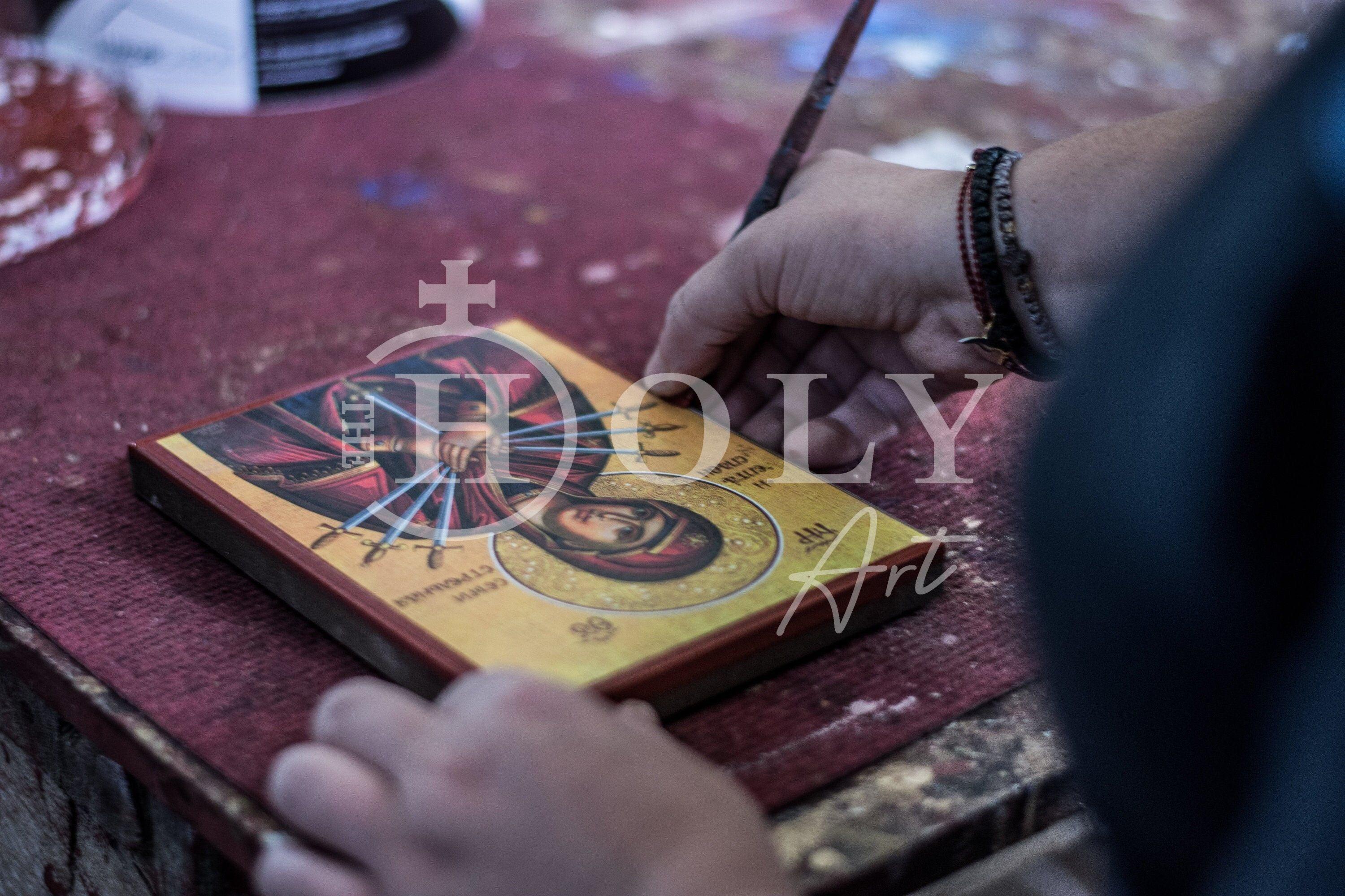 The Epitaph Icon, Jesus Christ Icon Good Friday Handmade Greek Orthodox ...