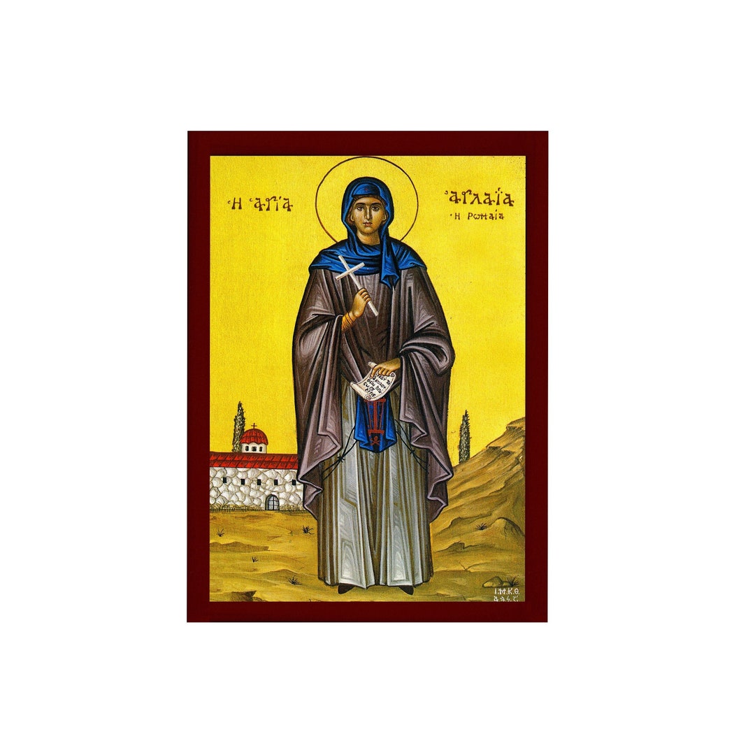 Saint Aglaea Icon, Handmade Greek Orthodox Icon St Aglaia of Rome ...