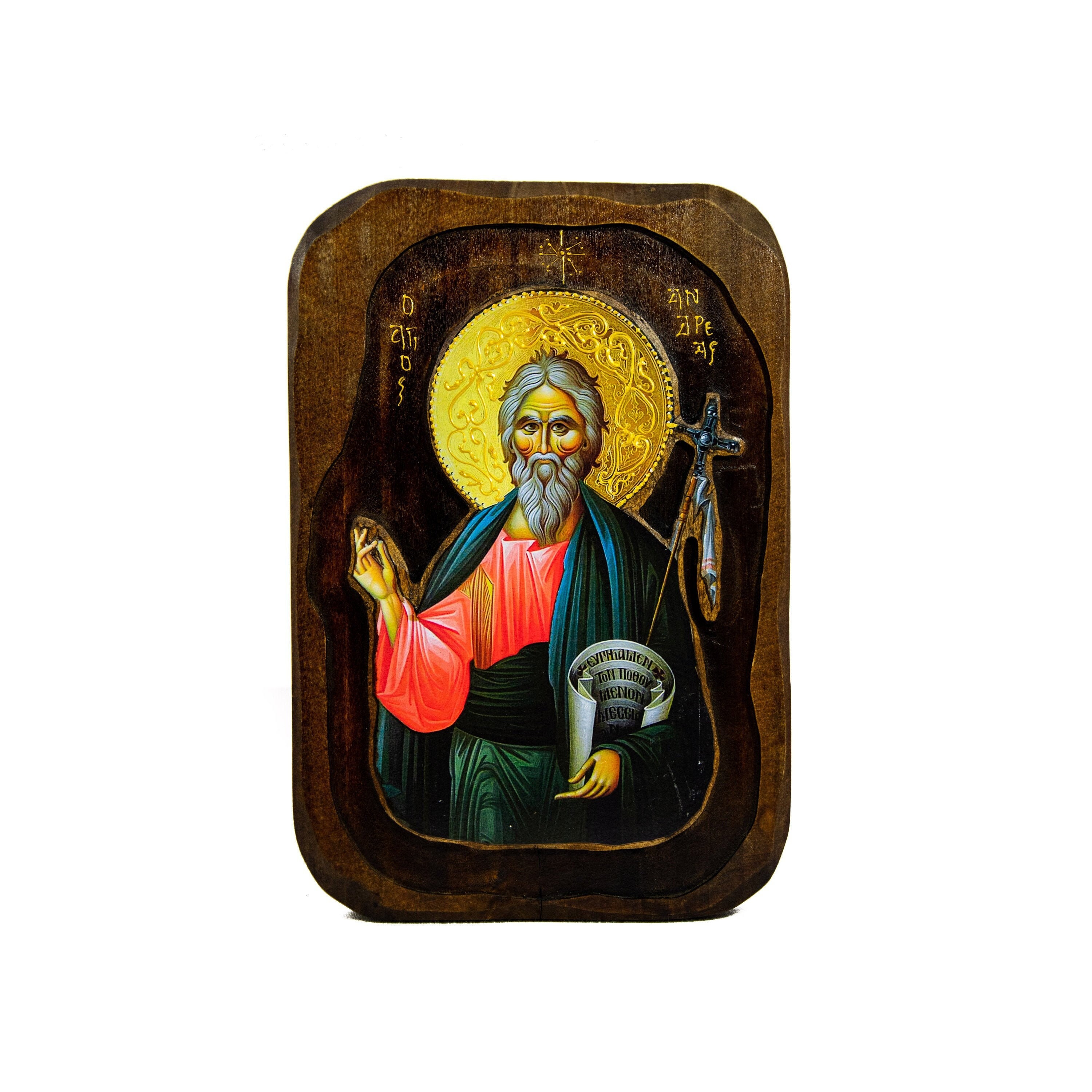 Saint Andrew Icon the Apostle Handmade Greek Orthodox Icon of | Etsy