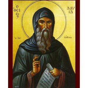 Saint David Icon Handmade Greek Orthodox Icon St David of - Etsy